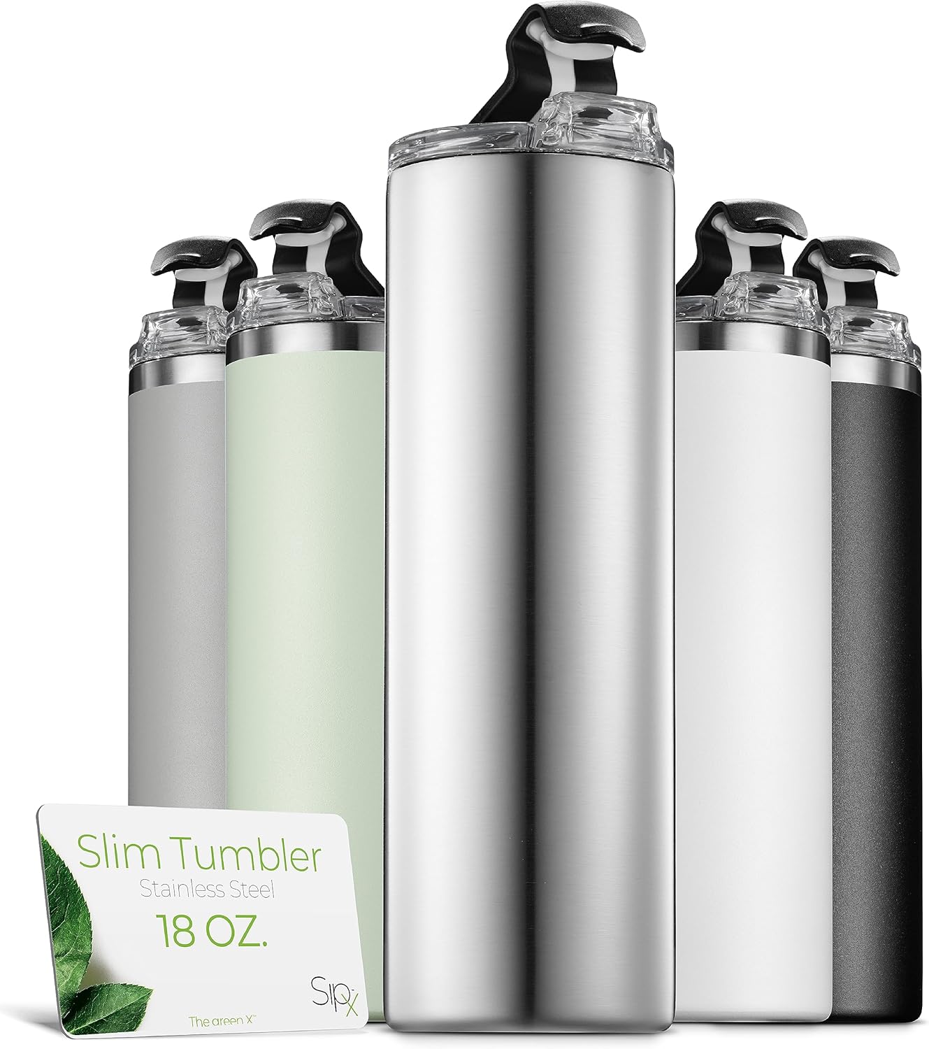 Amazon.com | SIPX™ Triple-Insulated Tumblers - 18 Oz. Slim Modern ...