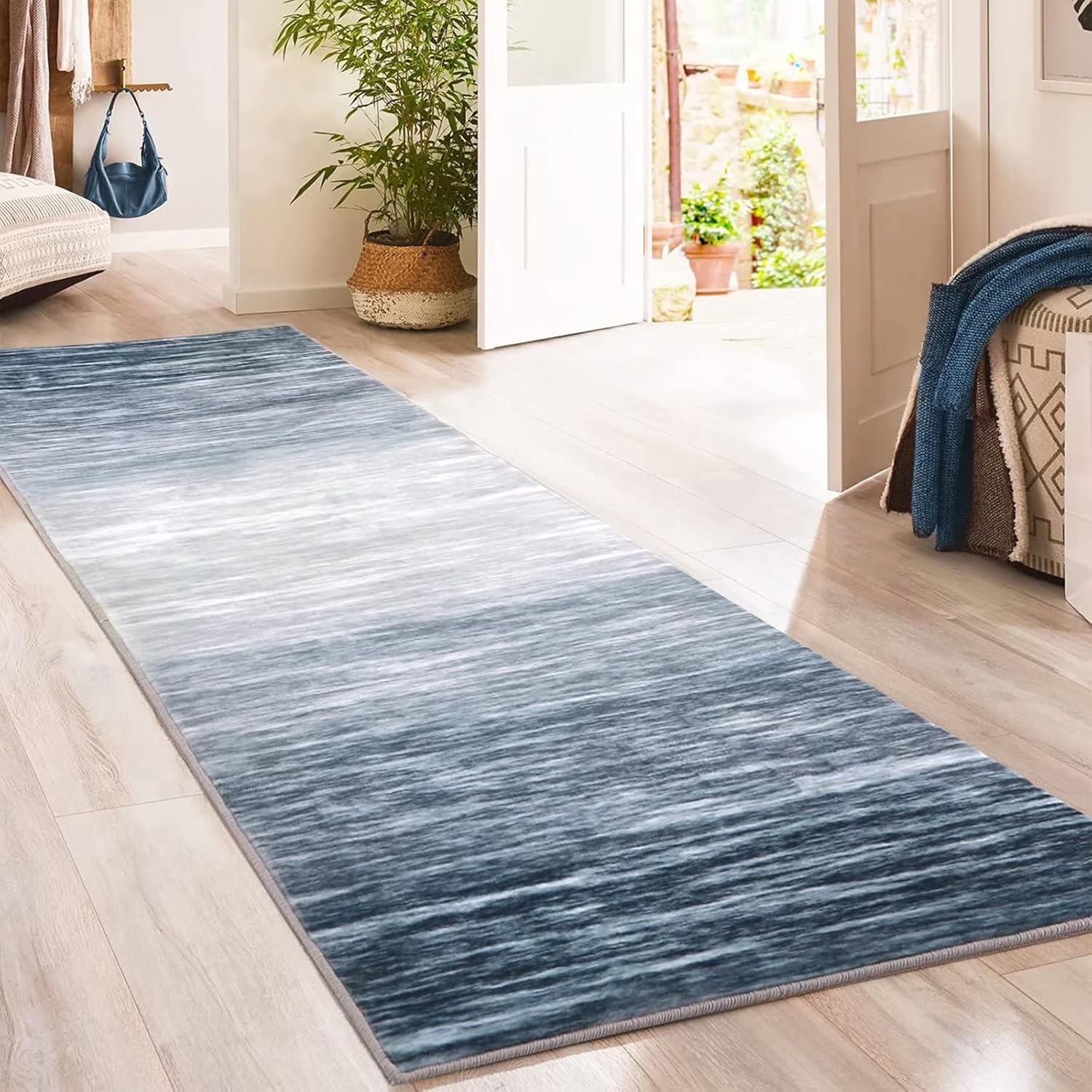 Amazon.com: Zacoo Abstract Runner Rug 2x8 Area Rug Indoor Modern ...