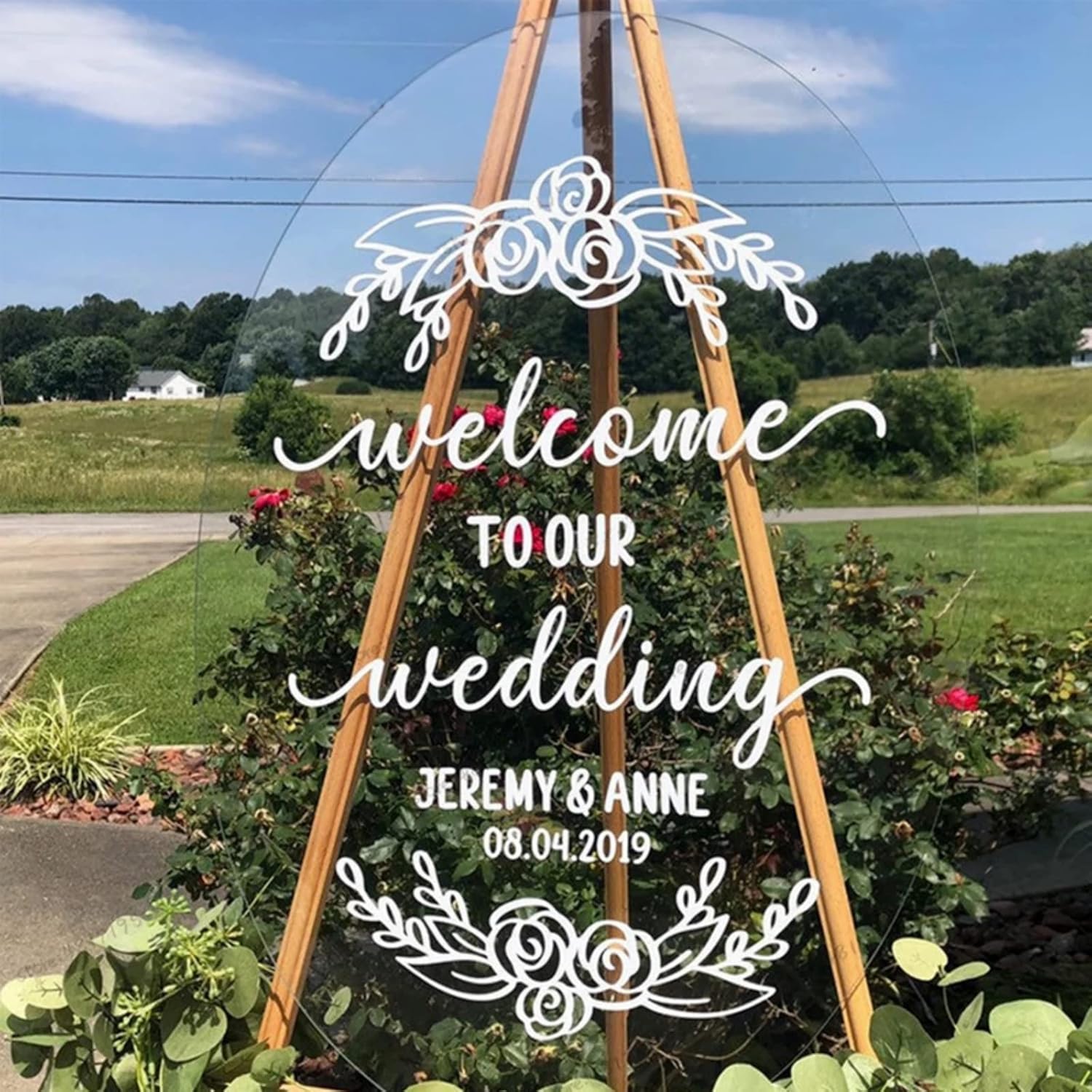 Ter Acrylic Wedding Signs for Ceremony and Reception-Welcome to Our ...