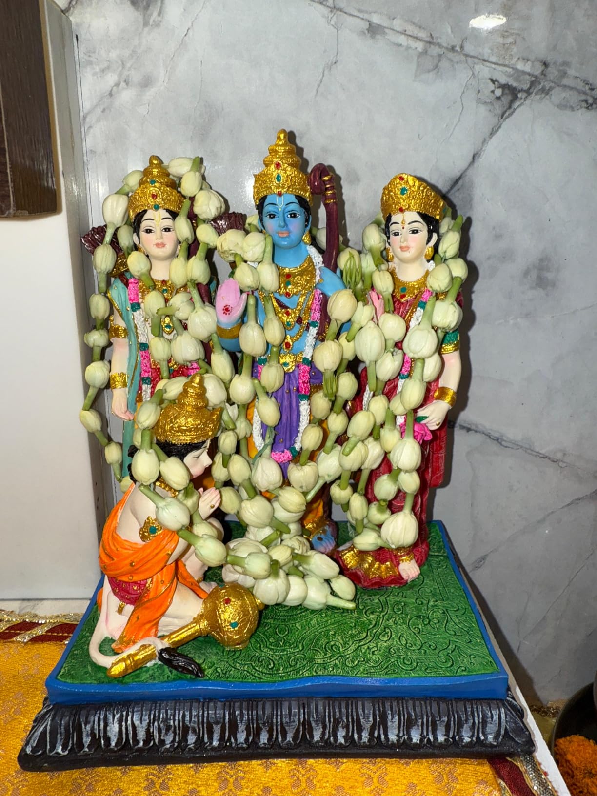 Buy alikiki Hindu God Sita Family Statue - 6.8”H Indian Idol Sita Rama ...