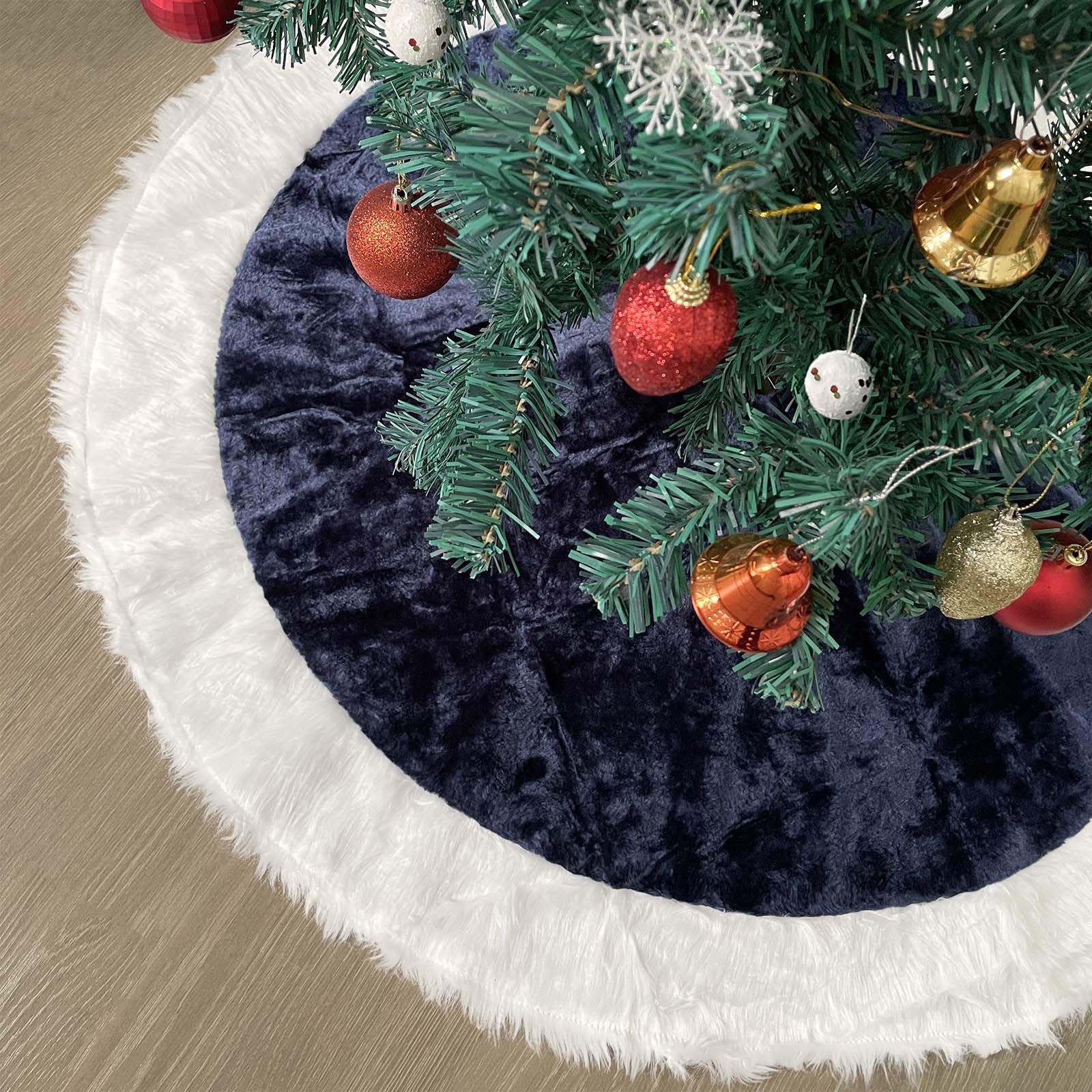 Amazon.com: Christmas Tree Skirt Tree Skirt Xmas Tree Skirt Christmas ...