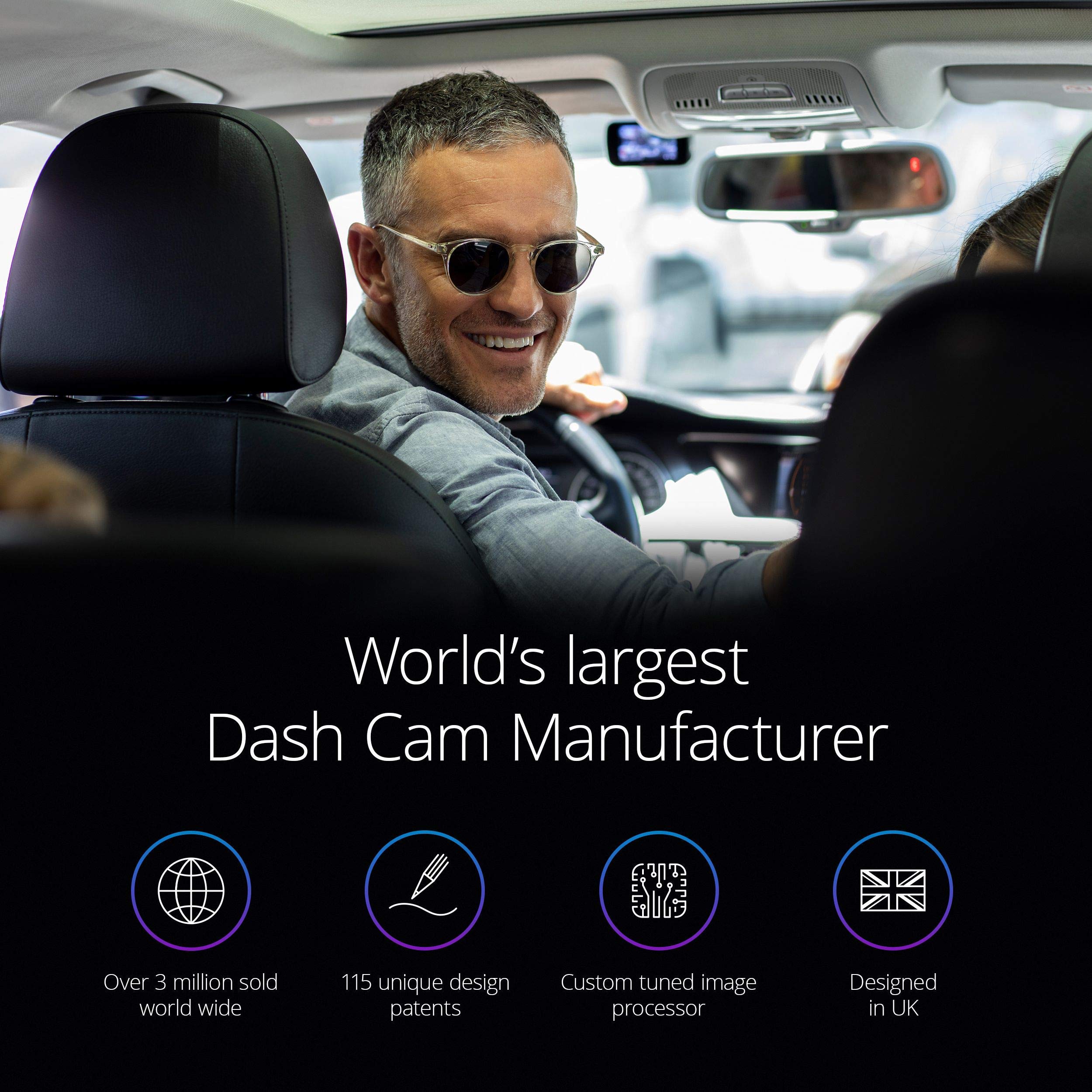 Nextbase 122 Dash Cam Small Full 720p/30fps HD Recording in Car DVR ...