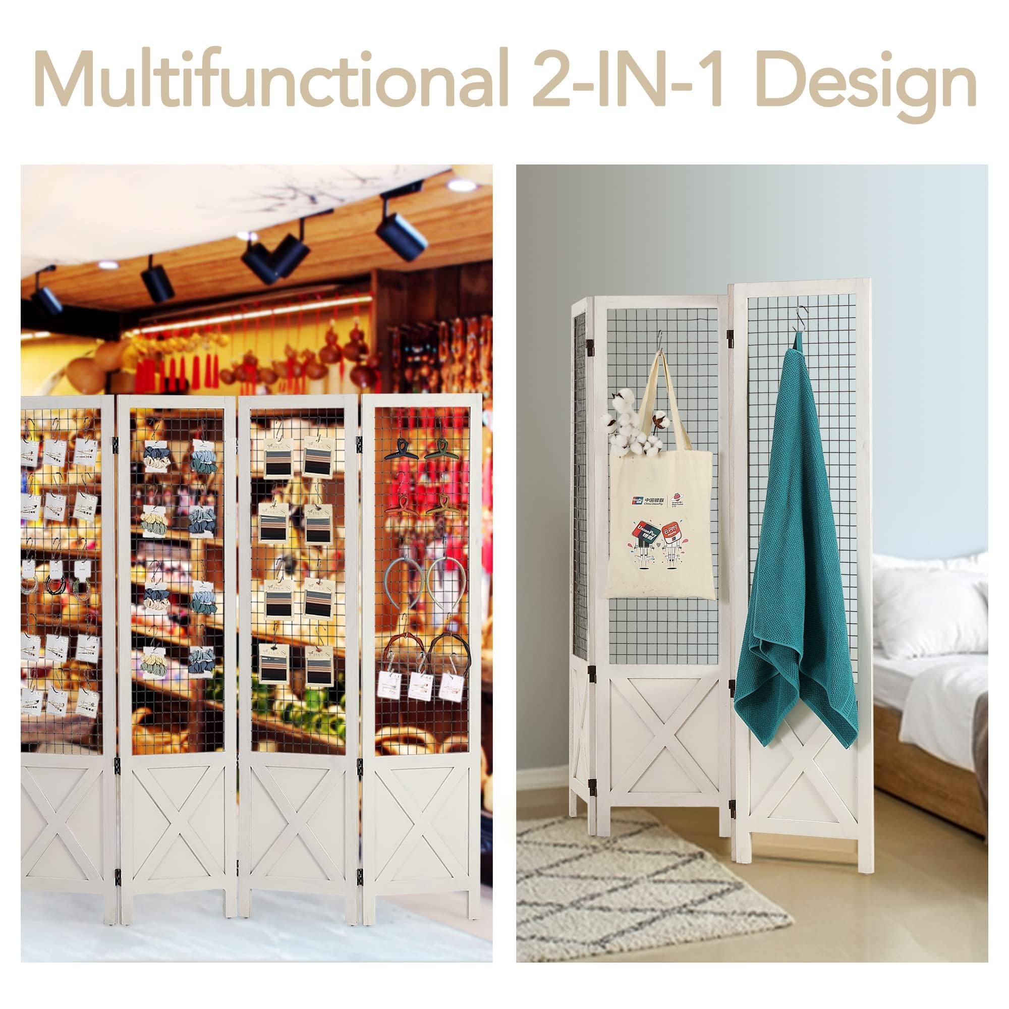 Snapklik.com : 4 Panel Gridwall Display, Portable Freestanding Display ...