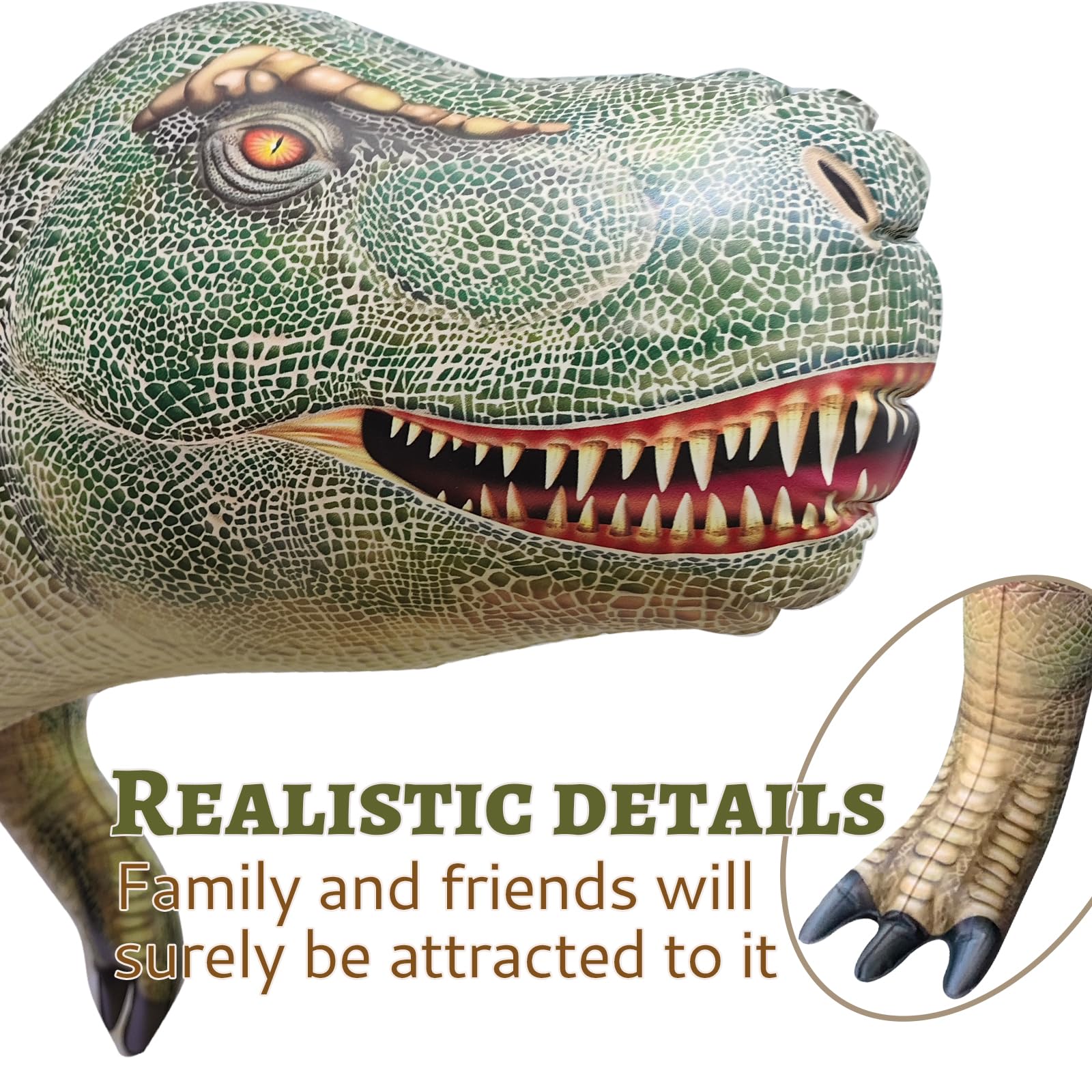 Snapklik.com : 39.5" Tyrannosaurus Jumbo T-Rex Inflatable Dinosaur ...