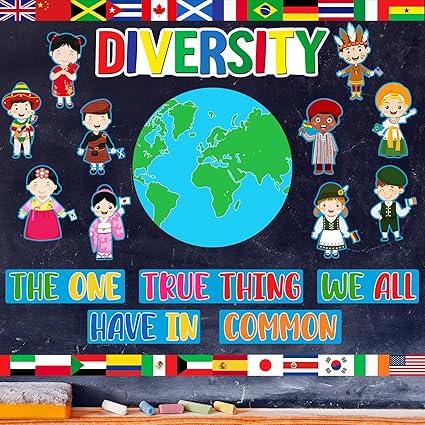 Amazon.com: Fulmoon Diversity in Common Multicultural Bulletin Board ...