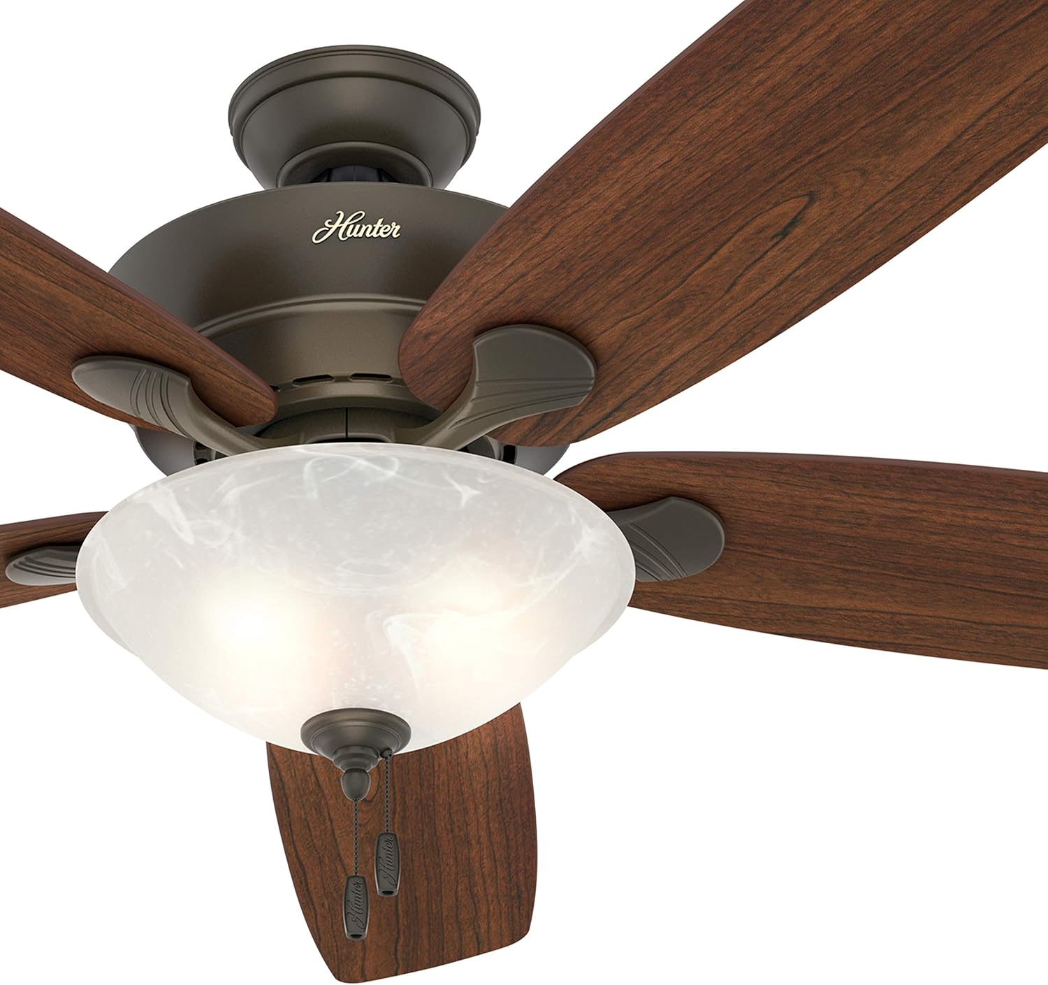 Amazon.com: Hunter Fan 60 inch New Bronze Ceiling Fan with LED Light ...
