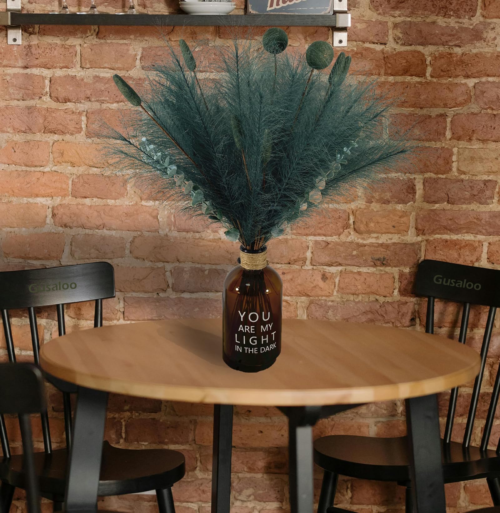 Amazon.com: 40 Pcs 21.7in Faux Pampas Grass Bunny Tails Grass Kit Boho ...