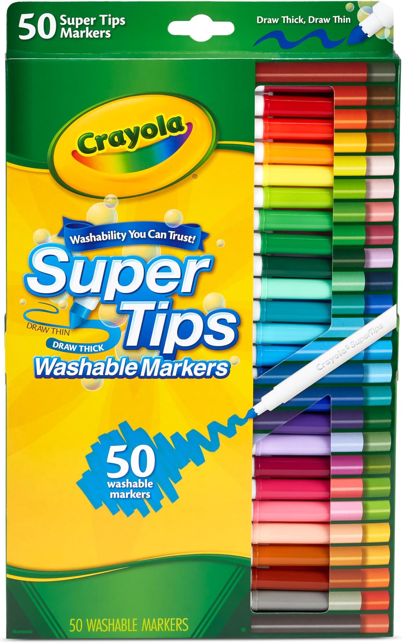 Crayola - SuperTips Washable Markers 50pc: Buy Online at Best Price in ...