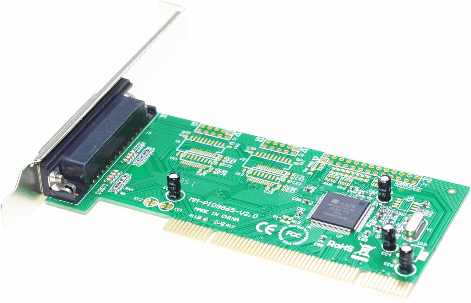 Amazon.com: SMAKN® 1 Parallel Printer Port (LPT1) PCI Controller Card ...