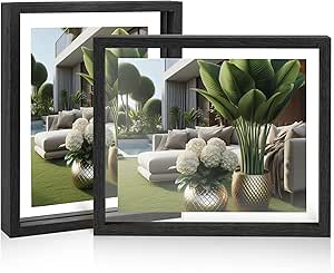 Amazon.com: THRDOST 11x14 Floating Frames Set of 2– Double Tempered ...