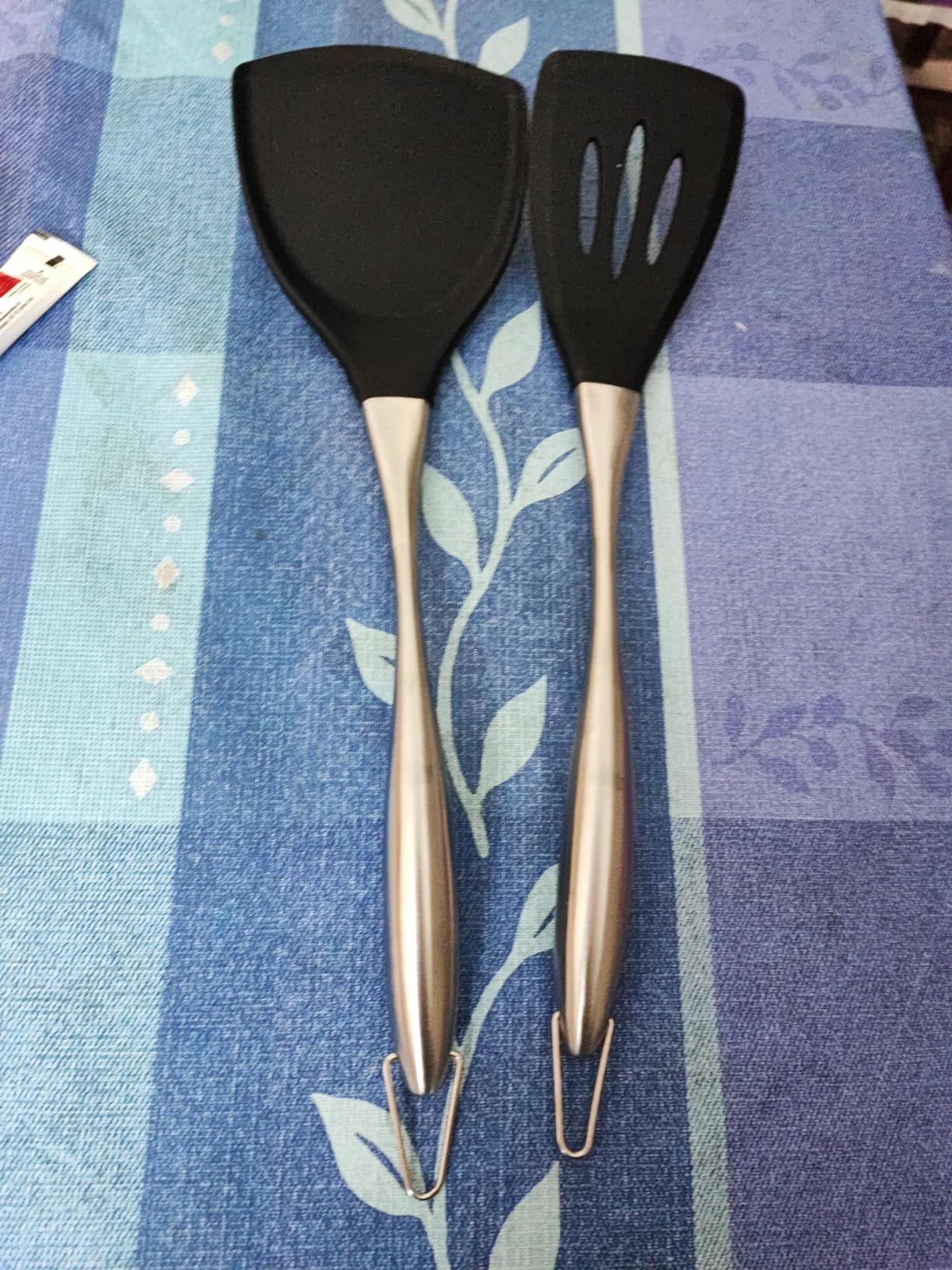 Buy Spatlus Kitchen Heat Resistant Silicone Spatula Set (Pack of 2 ...