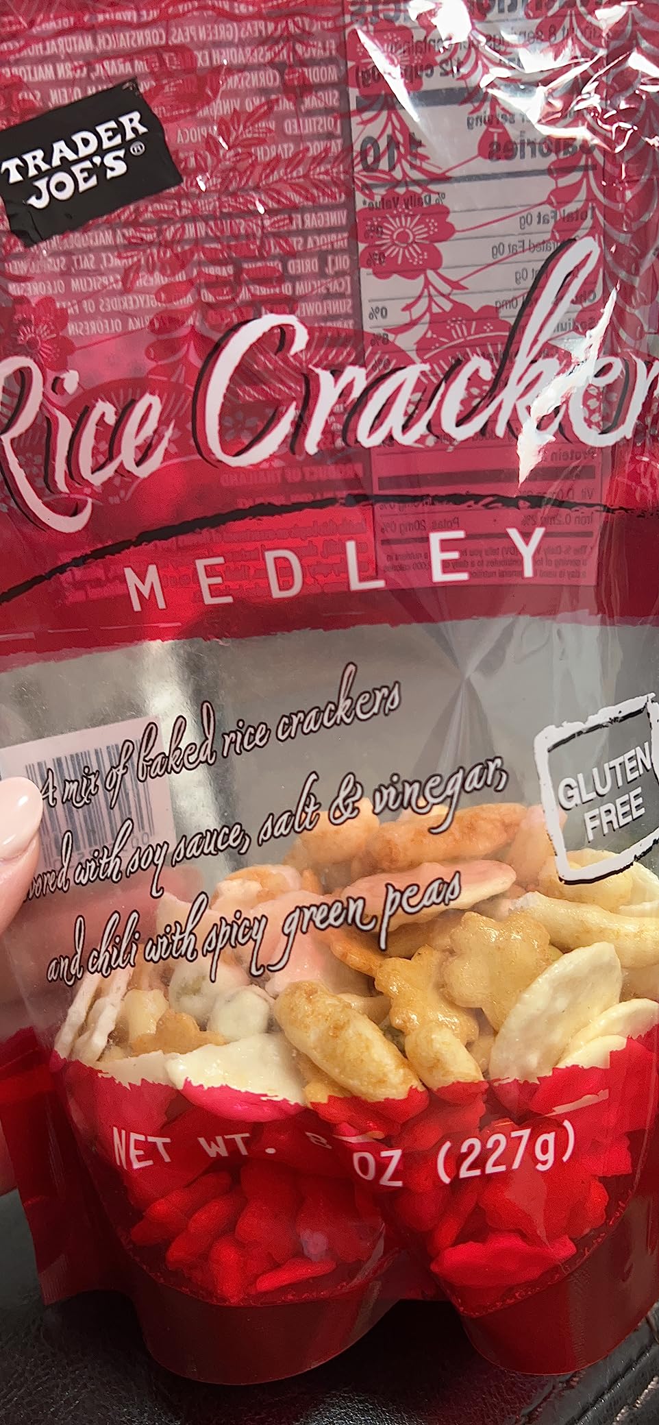 Amazon.com: Trader Joe's Gluten Free Baked Rice Cracker Medley 227g (5 ...