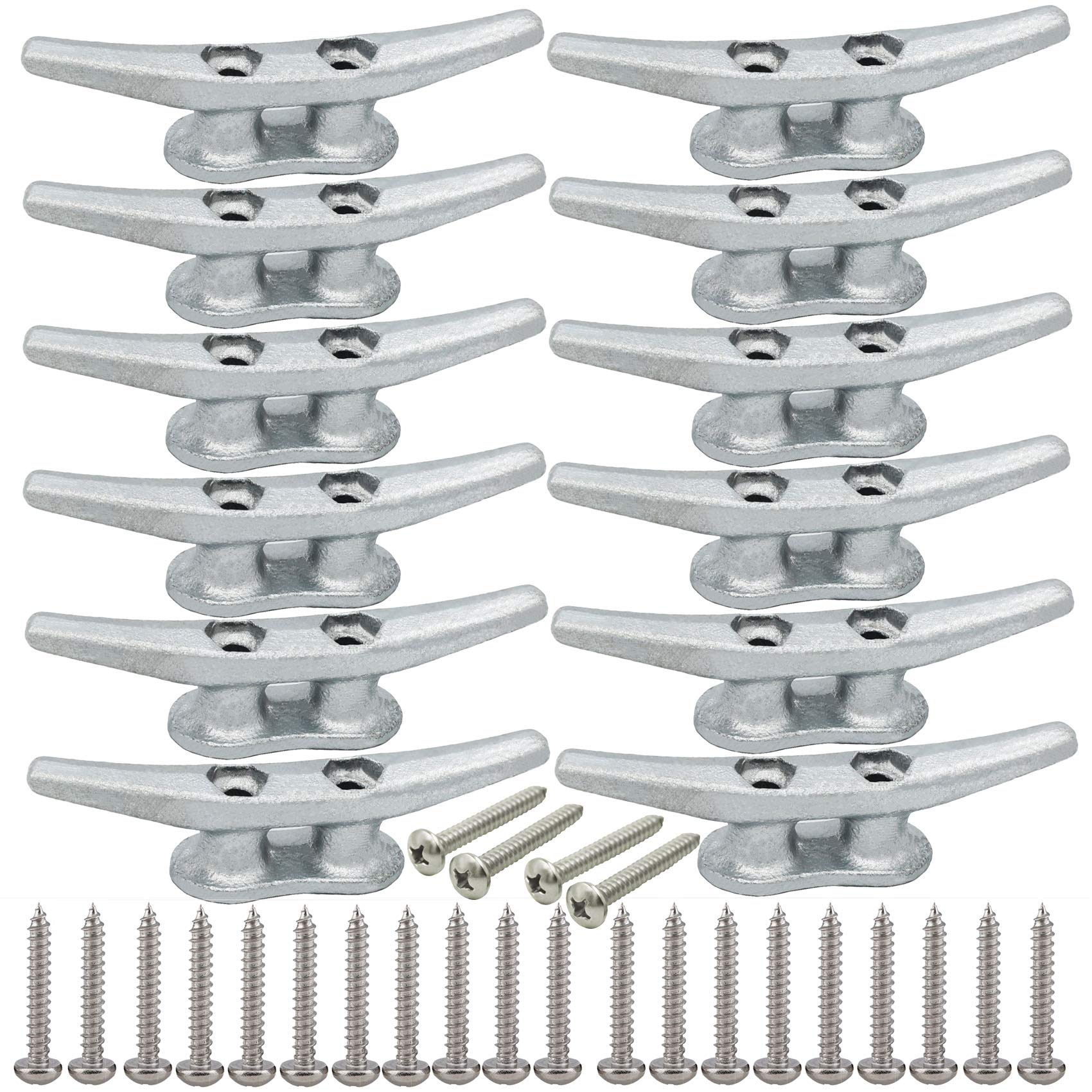 Snapklik.com : VEITHI Dock Cleat 4 Inch - Hot Dipped Galvanized Boat ...