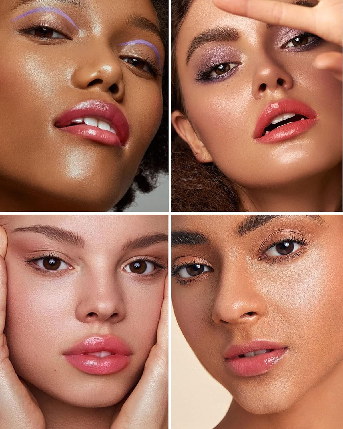 Bálsamo labial Glimmer, bálsamo labial tintado de larga duración, lápiz ...