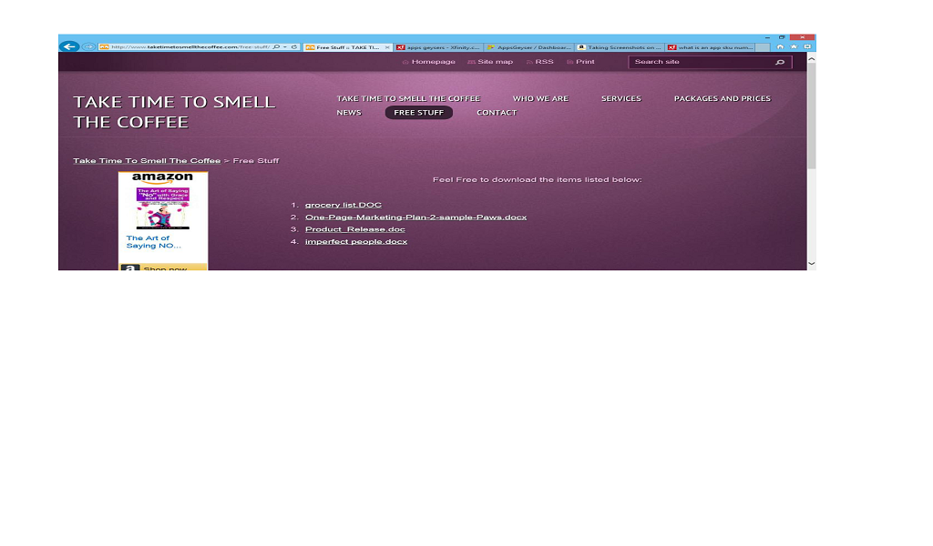 Take Time to Smell the Coffee - MANAGEMENT SERVICES WEBSITE - App on ...