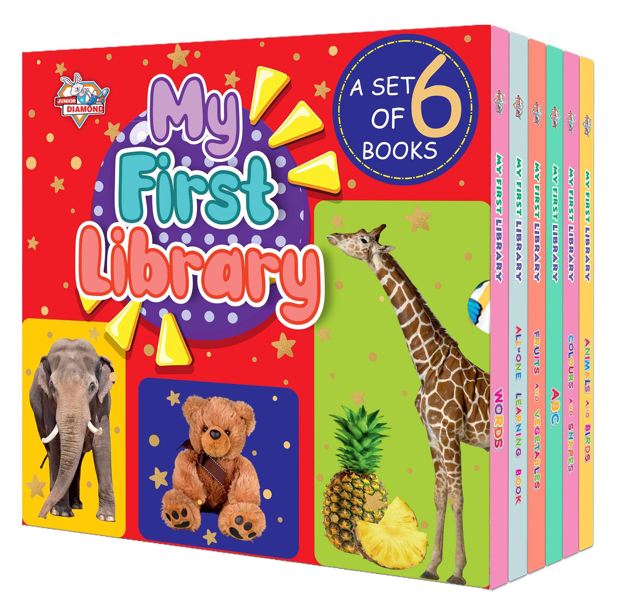 My First Library - Boxset of 6 Early learning Books for Kids ...