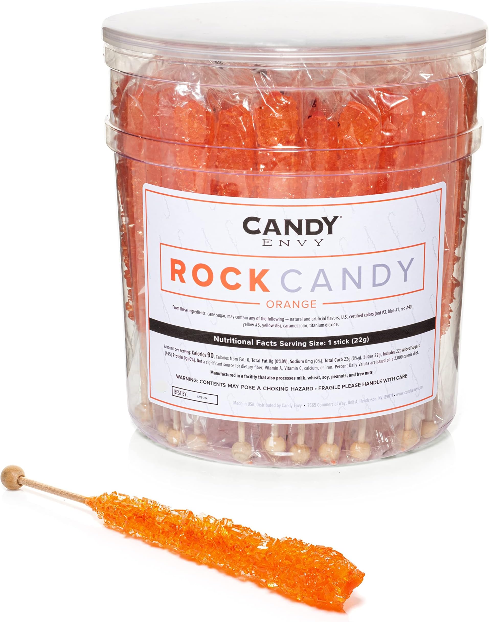 Amazon.com: Swizzle Sticks ~ Rock Candy ~ 1 Dozen Assorted Flavors ...