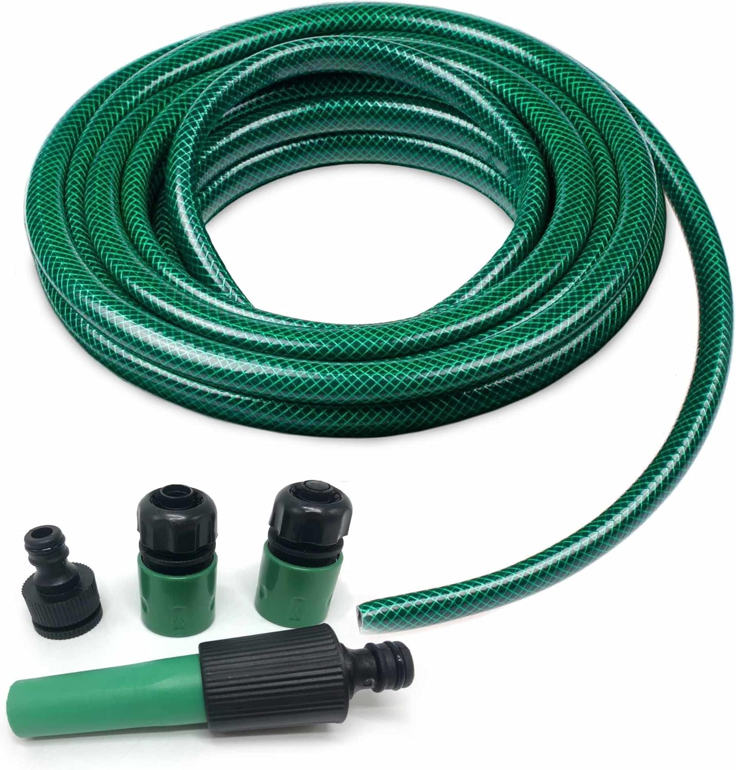 Silver & Stone 15M (49ft) Reinforced Hose with Hose Connection Set ...