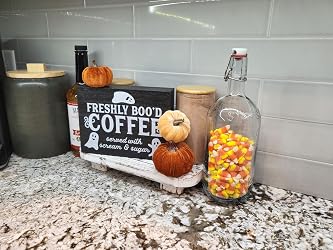 Amazon.com: Mourning Coffee Sign - Gothic Kitchen Decor for Witchy ...