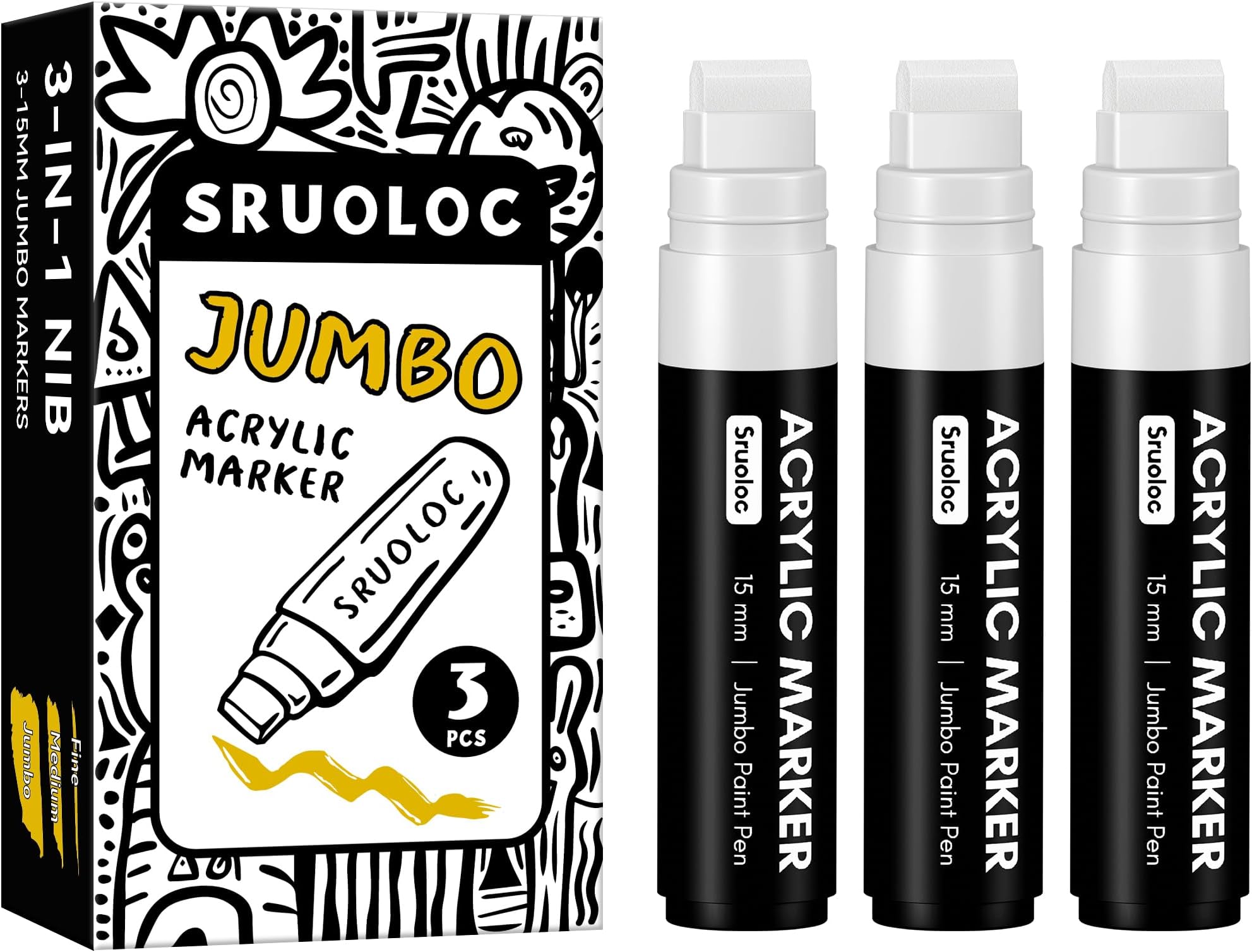 Amazon.com : Sharpie 35568 Paint Marker Wide Point White : Permanent ...