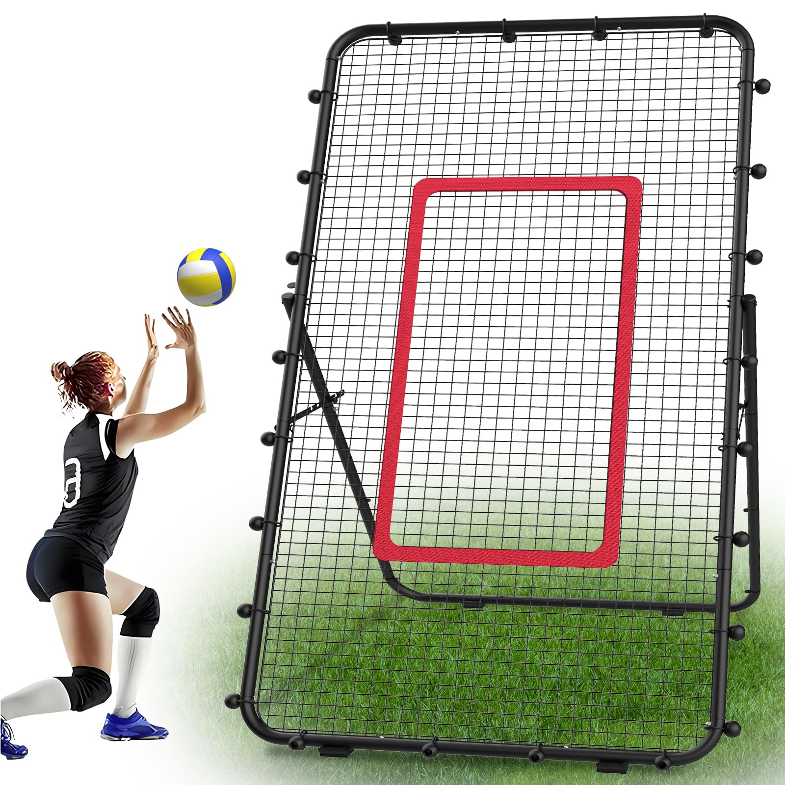 Adjustable Volleybal Net 7x4 Ft Volleyball Training Equipment For ...