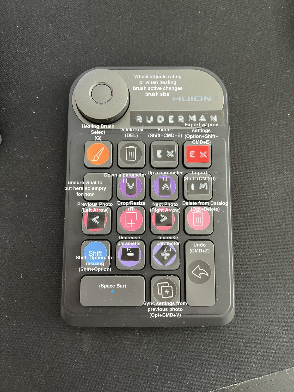 Huion INSPIROY Keydial Mini Wireless 18 Keys Keyboard,Bluetooth ...