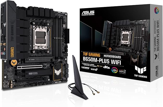 ASUS TUF Gaming B650M-PLUS WiFi Socket AM5 (LGA 1718) Ryzen 7000 mATX ...