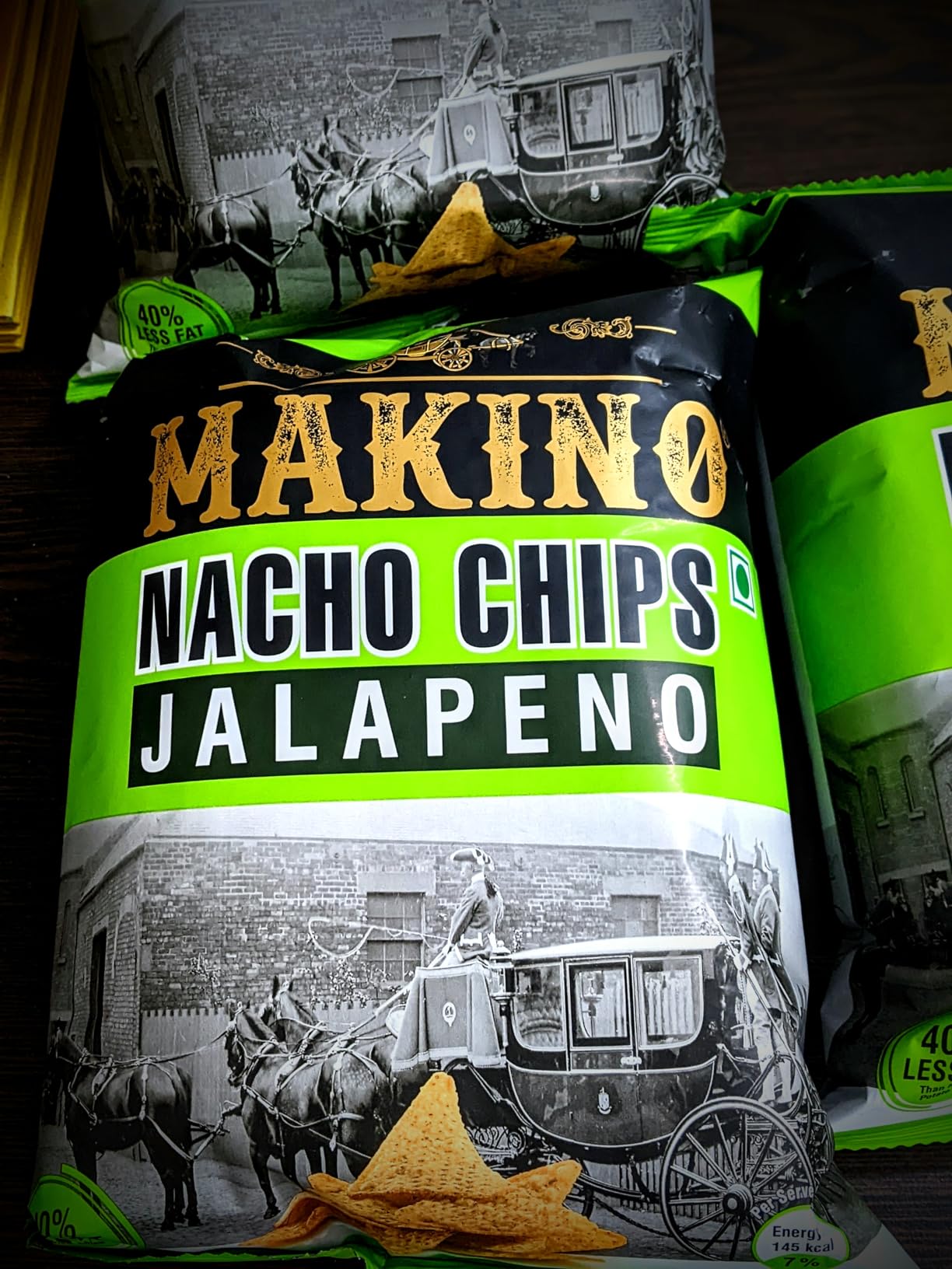 Makino - Jain No Onion No Garlic Nacho Chips Flavour of 60 Gram ...