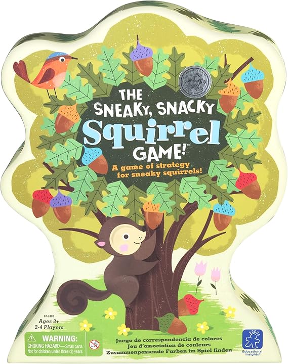 Amazon.com: Educational Insights The Sneaky, Snacky Squirrel Game ...