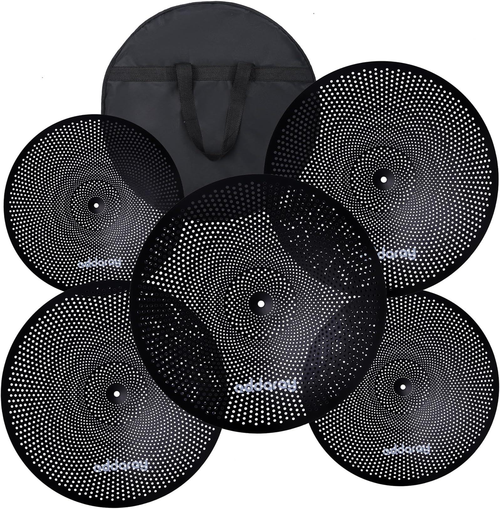 Amazon.com: Eddaray Low Volume Cymbal Pack, Mute Cymbal Set 14'Hihats ...