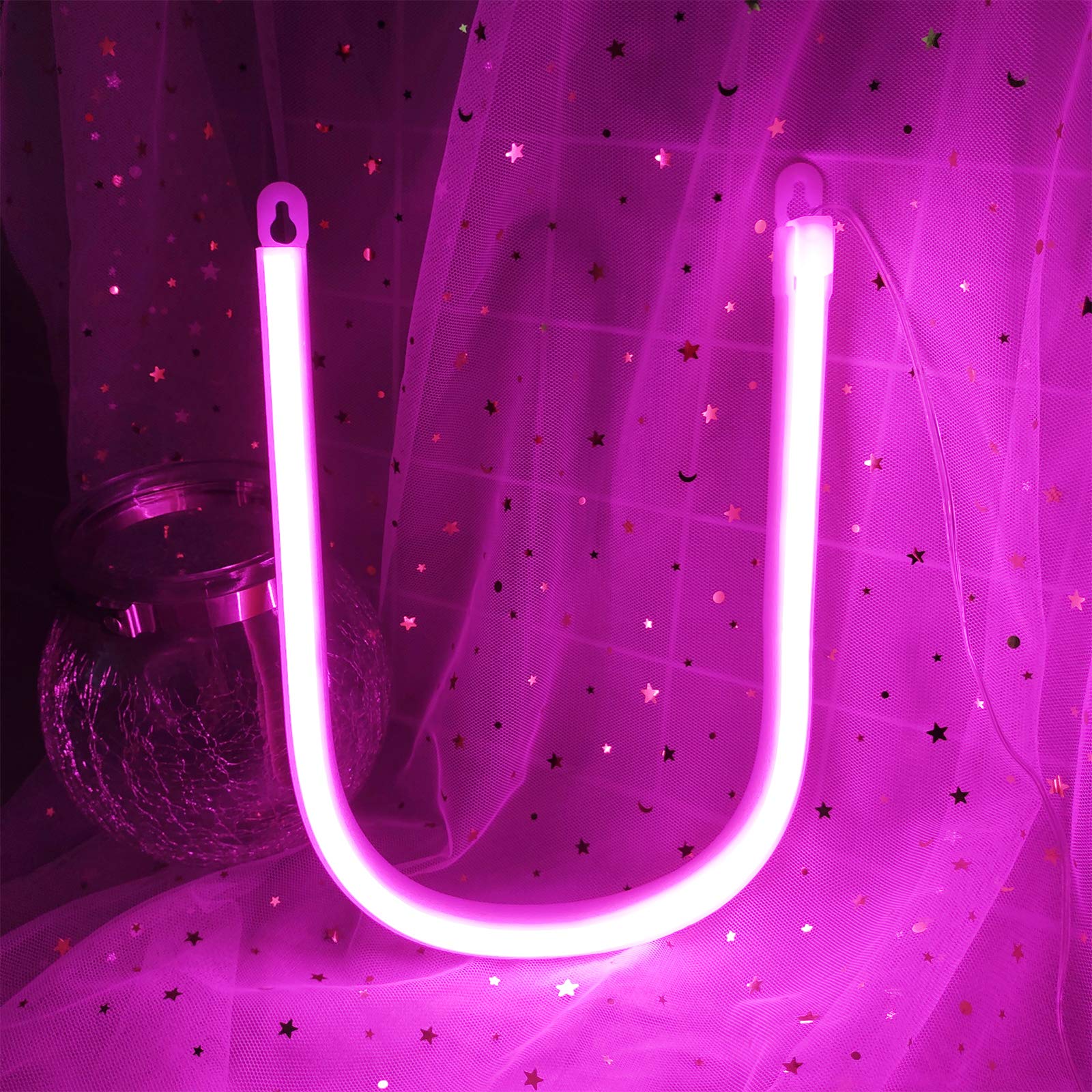 Letter Neon Sign-Neon Signs for Bedroom,USB or Battery Neon Light for ...