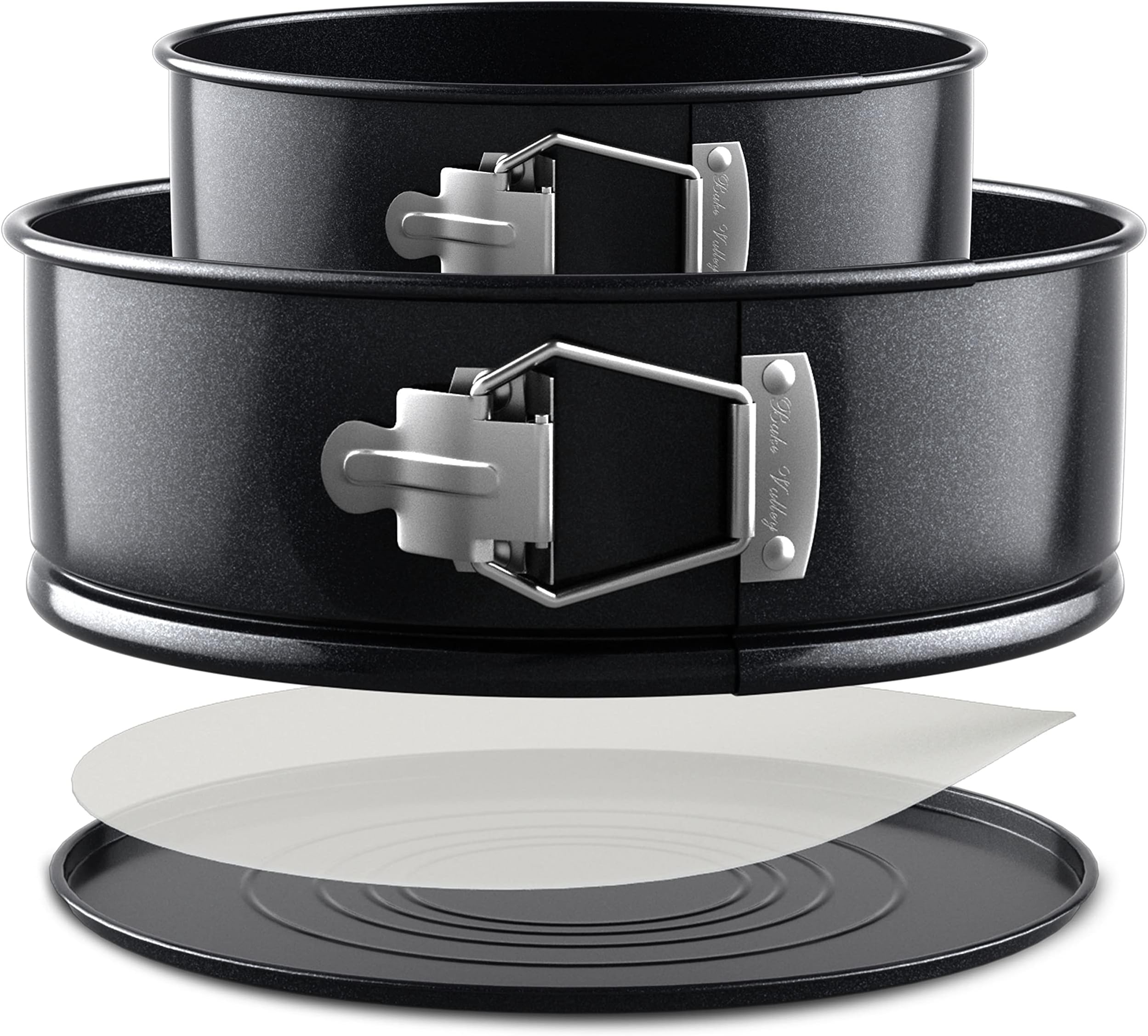 Premier Housewares 506203 Cake Tins Set Of 3 SpringForm Cake Tin Baking ...