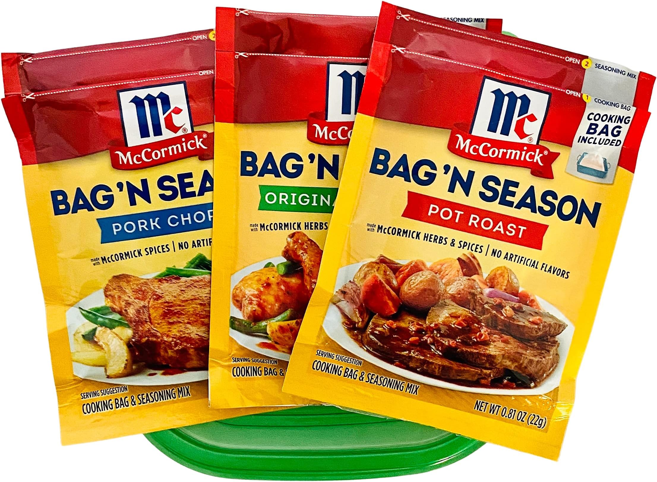 Amazon.com: McCormick Bag 'n Season Pot Roast Cooking Bag & Seasoning ...