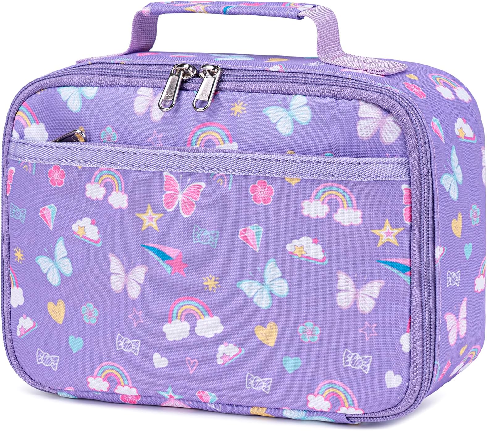 Amazon.com: Peppa Pig Nick Jr Girls Soft Insulated School Lunch Box ...