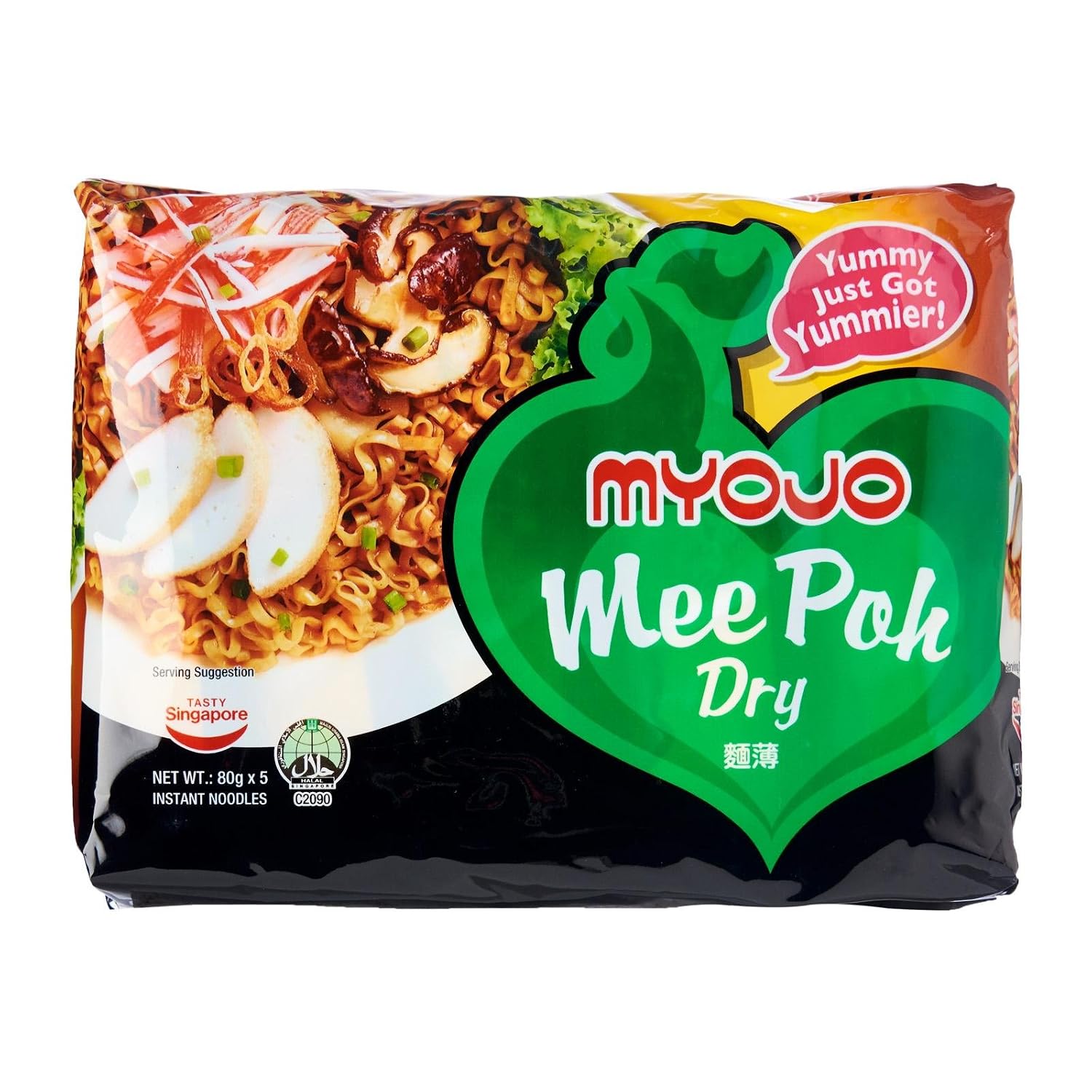 Amazon.com : 10-Pack / Singapore Best Brand / Myojo Mee Poh Dry / Spicy ...
