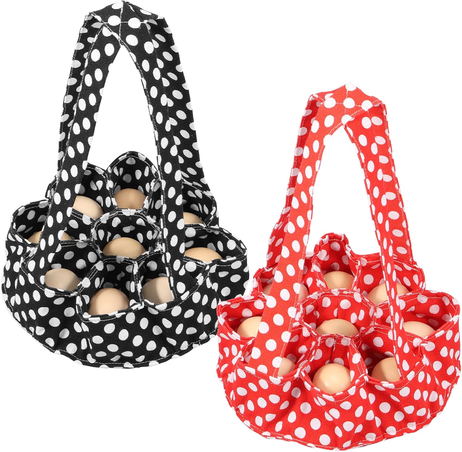 Amazon.com: LCZNXJJY 2PCS Egg Collecting & Gathering Basket with 9 ...