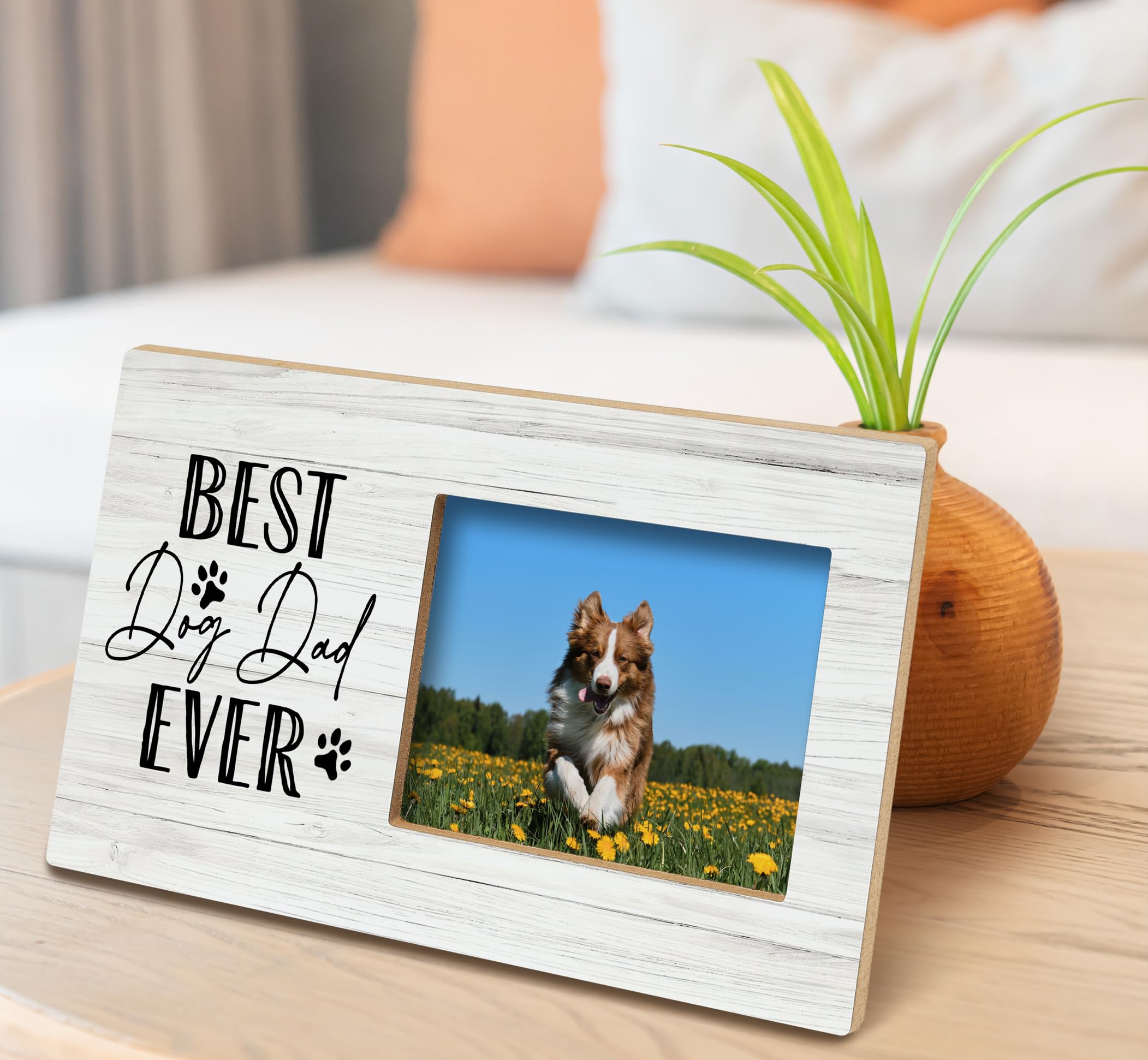 Wooden Picture Frame SRADMO 12x6 Inch Wood Picture Frame - Tabletop ...