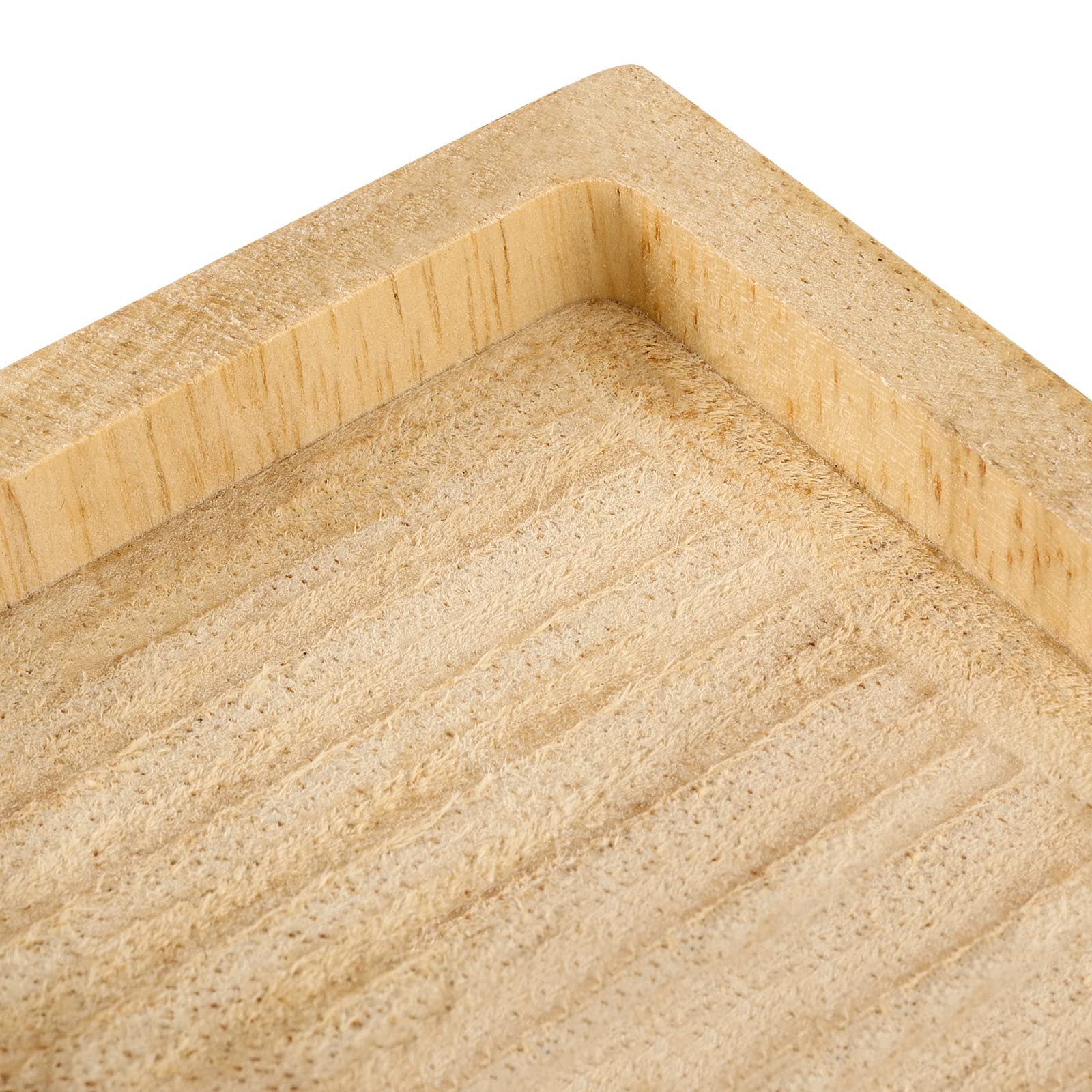 SINJEUN 4 Pack 4 Inch Solid Wood Bed Risers, Natural Square Wood ...