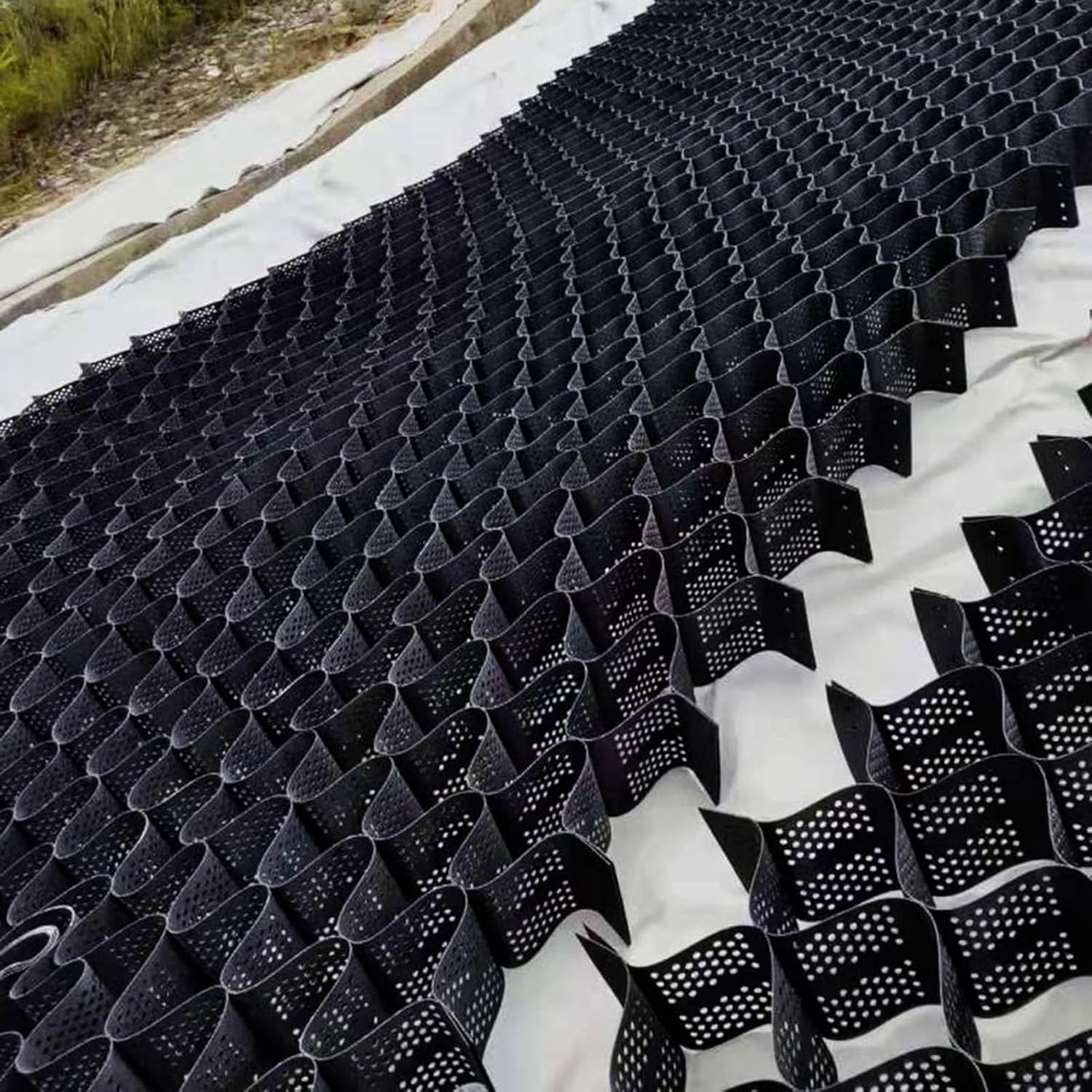 Amazon.com: 2 Inch Thick Geo Grid for Retaining Walls, Gravel Ground ...