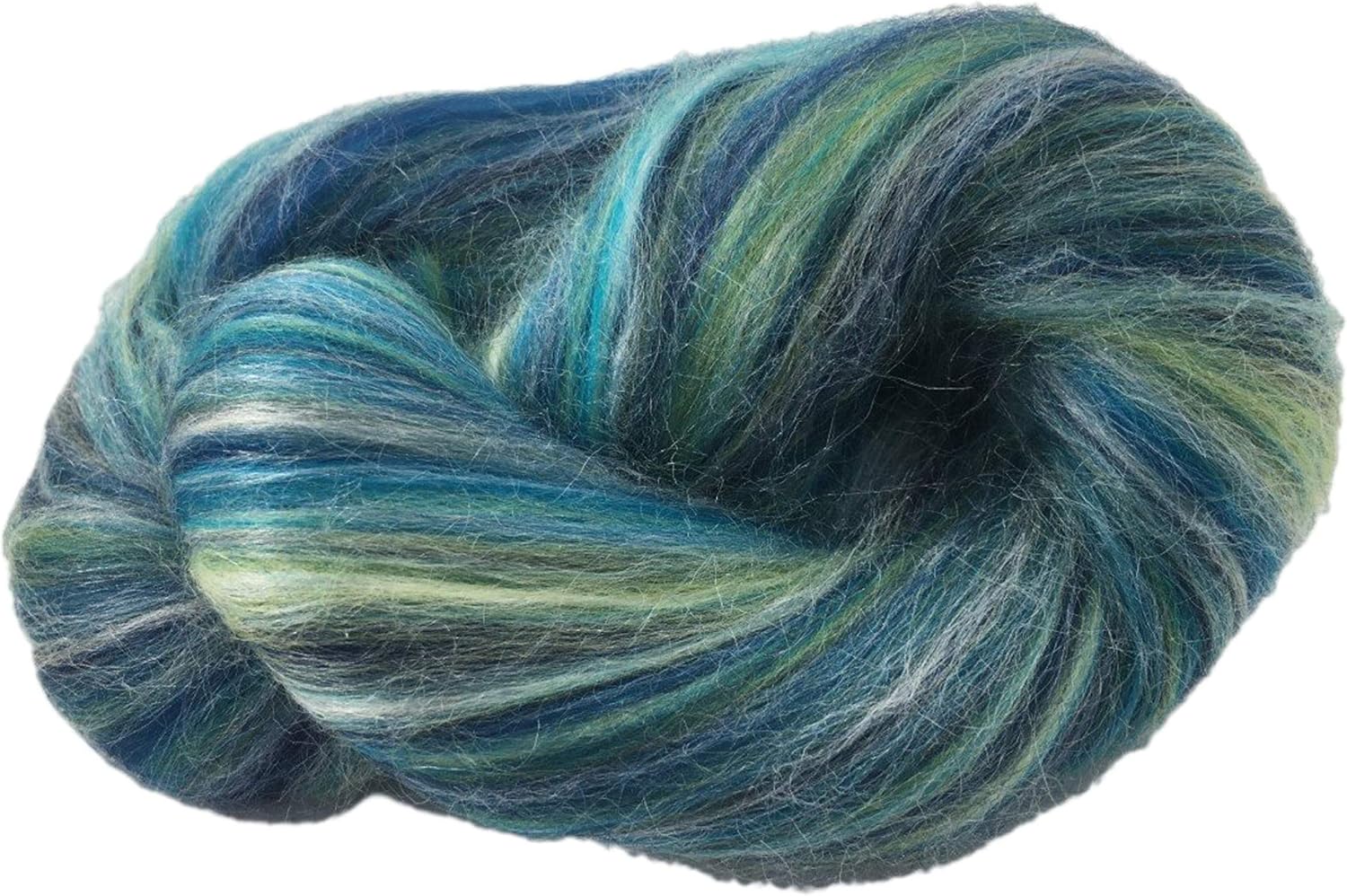 Molten Designs Merino Felting Wool with Silk -Turquoise Vein : Amazon ...
