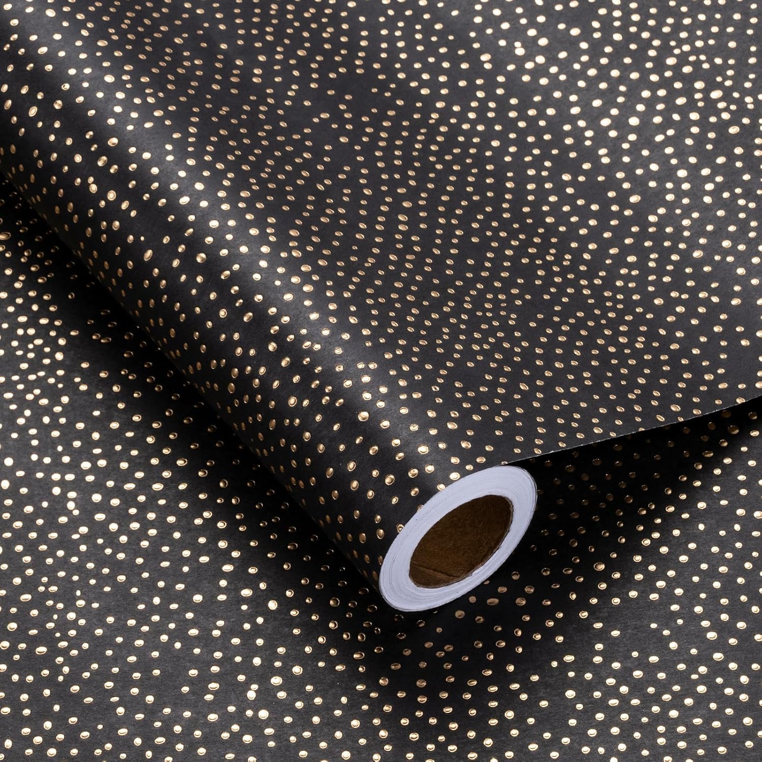 Amazon.com: LeZakaa Embossed Wrapping Paper Roll - Dot Pattern with ...