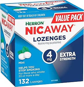 Nicaway 4mg Stop Smoking Mint Lozenge (Pack of 132) : Amazon.com.au ...
