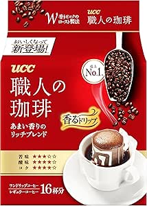 UCC Japan Craftsman's Coffee, Coffee Powder in Takeaway Filter, Rich ...