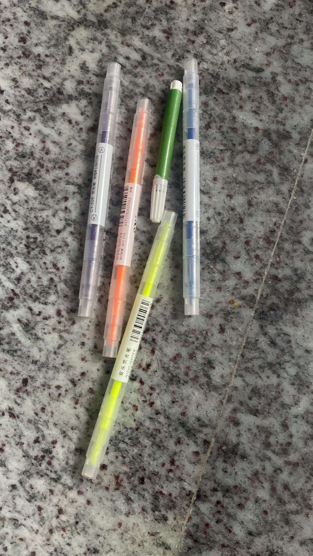 Shuttle Art 6 Pcs Multi-Color Double Sided Pen Highlighter Marker ...
