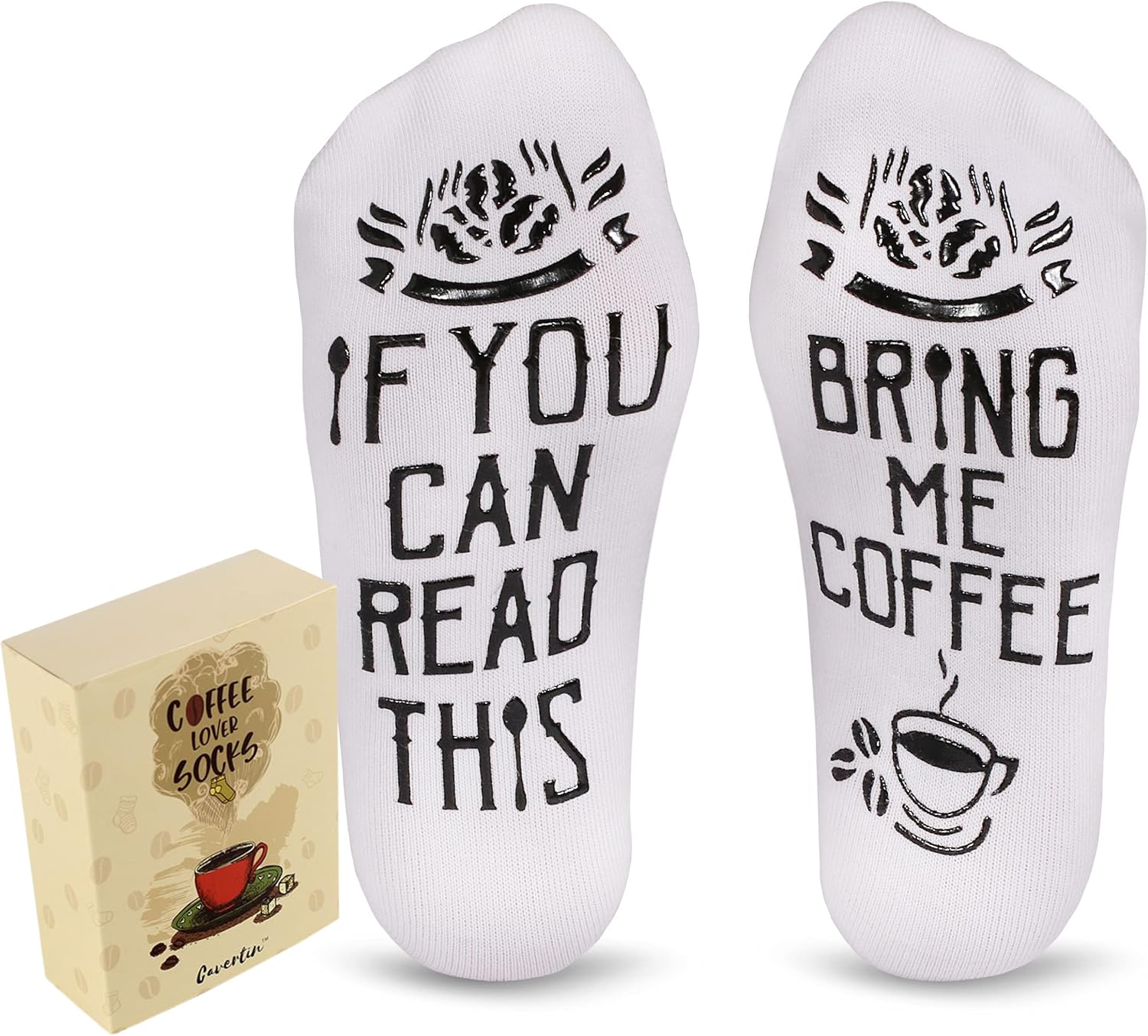Amazon.com: Cavertin Women's Novelty Chocolate Socks Coffee Socks Gifts ...