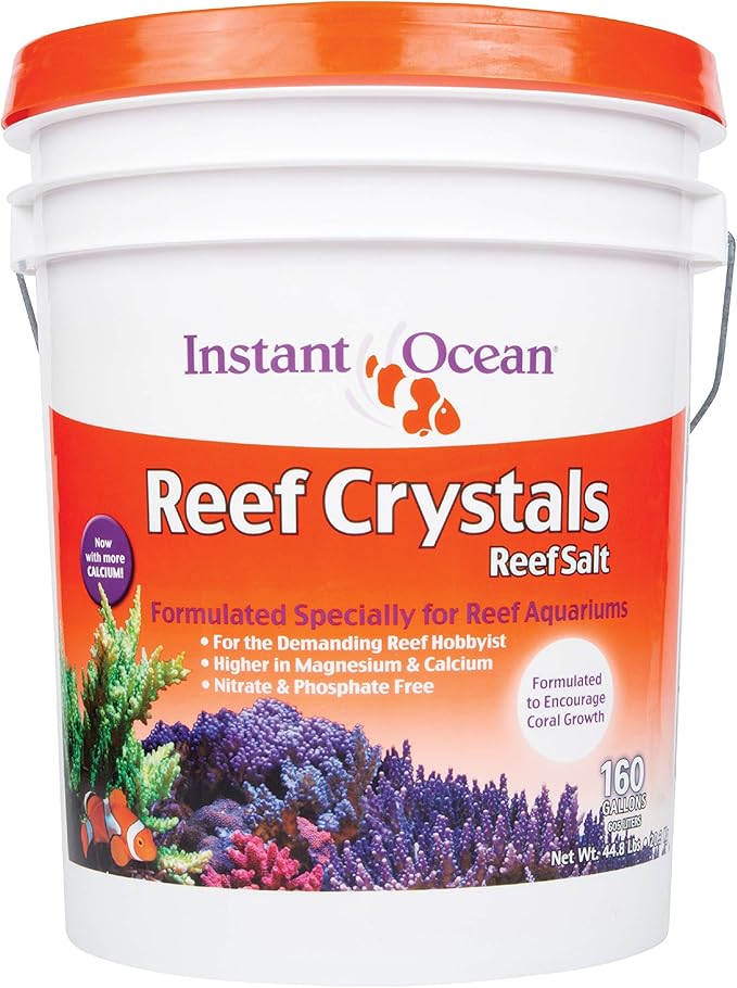 Amazon.com : Instant Ocean Reef Crystals Reef Salt For 160 Gallons ...