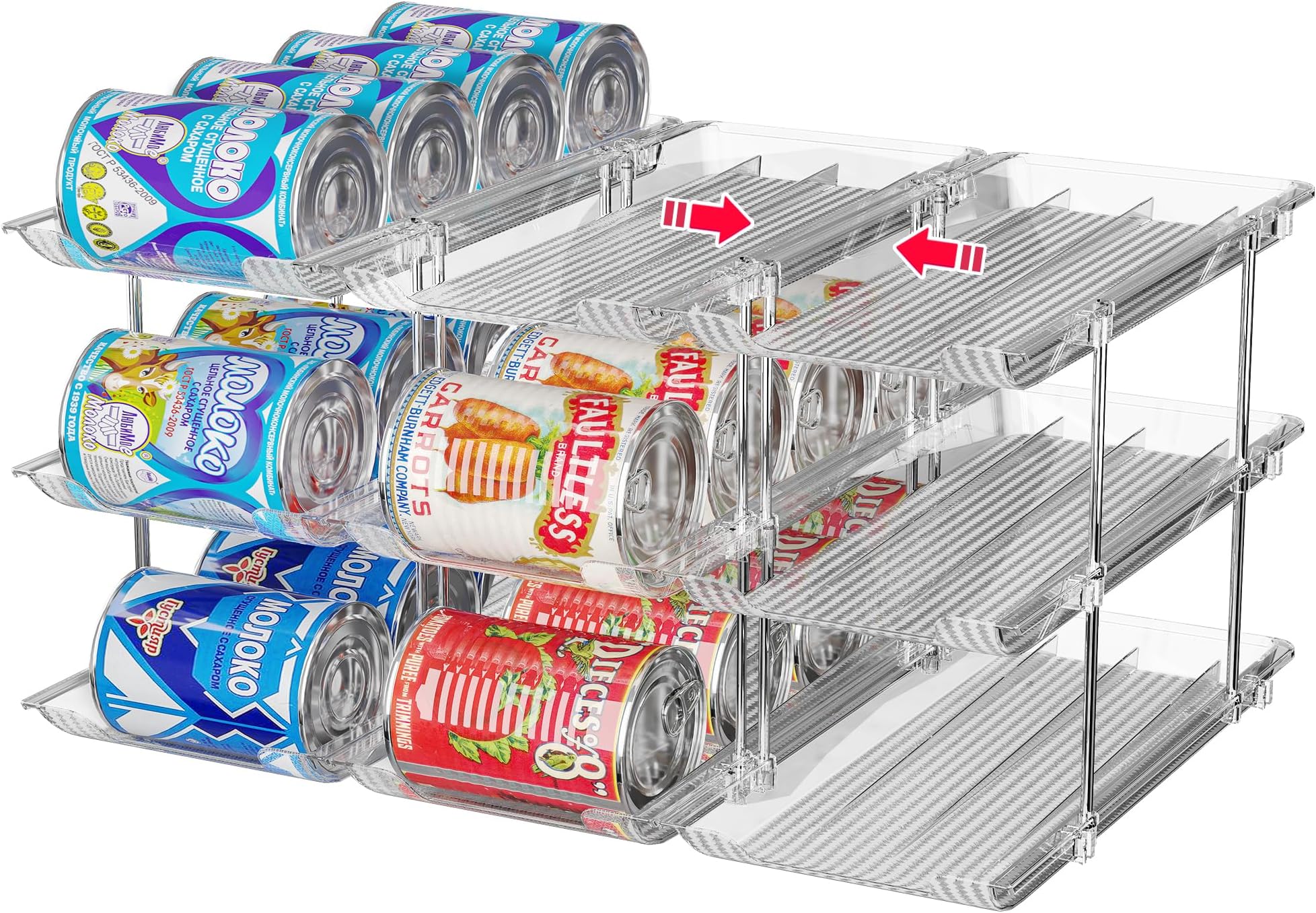 Amazon.com: 2 Pack Can Organizer Dispenser for Refrigerator/Pantry ...