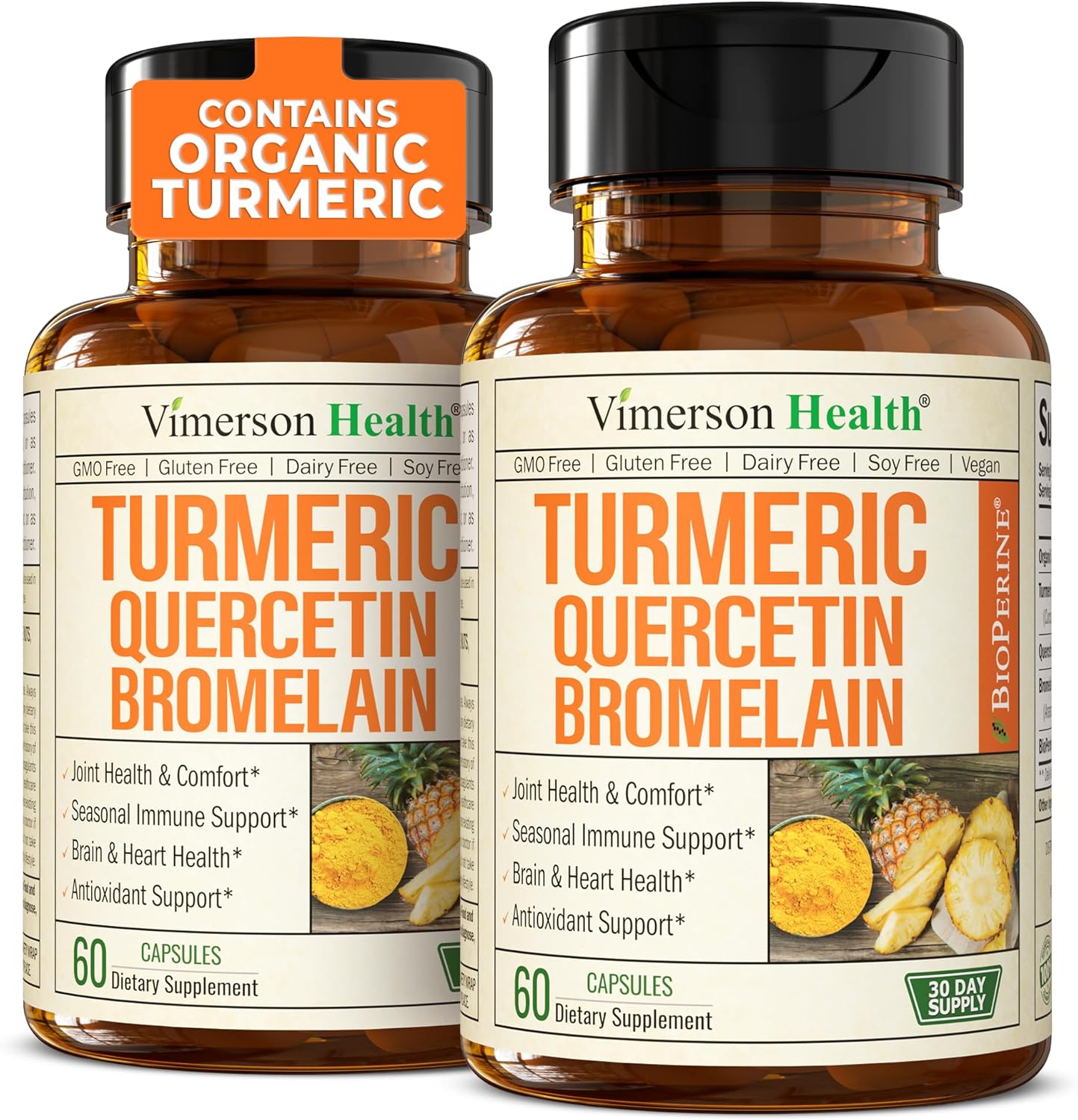 Amazon.com: Quercetin with Bromelain Turmeric Supplement - Quercetin ...
