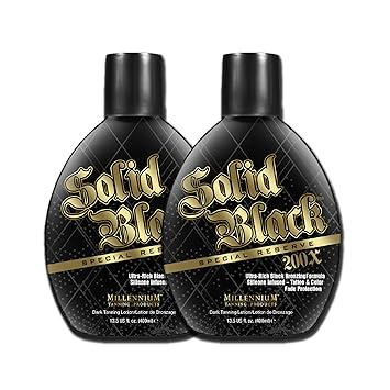Amazon.com : Millennium Tanning Solid Black Special Reserve 200X ...