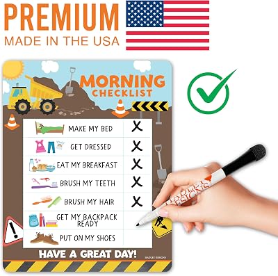 Magnetic Morning & Bedtime Routine Chart for Kids - Barbados | Ubuy